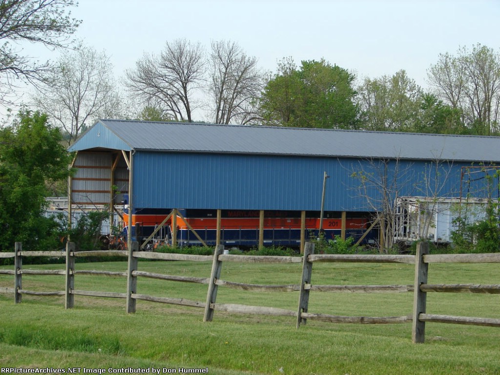 New Locomotive shed for Md. Midland